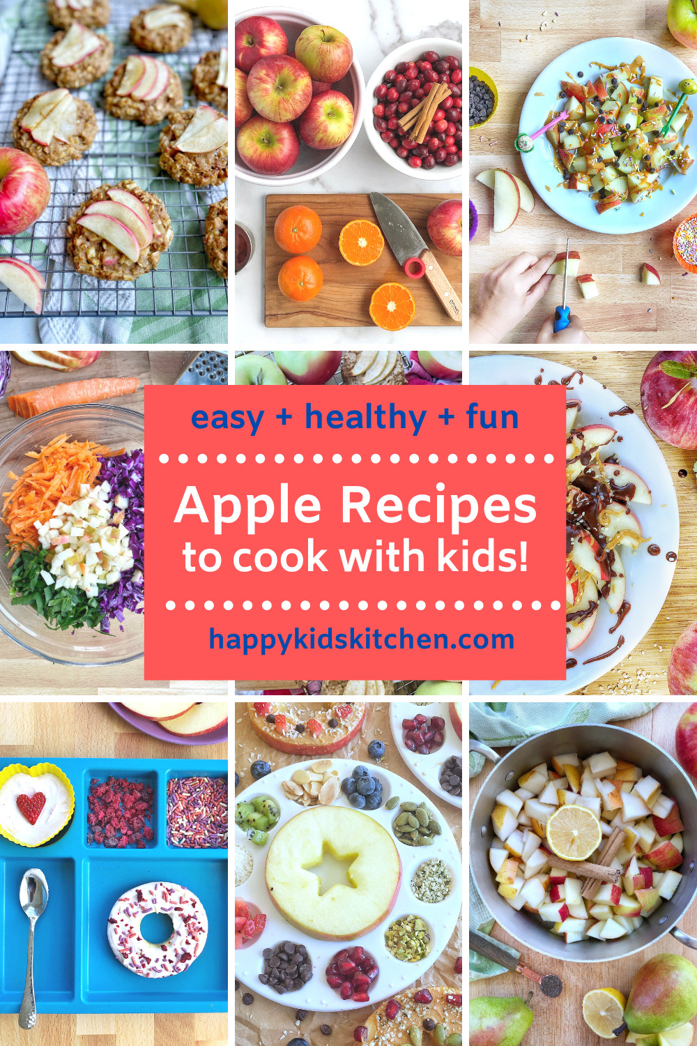 Healthy Apple Recipes to Cook with Kids - Happy Kids Kitchen by Heather ...