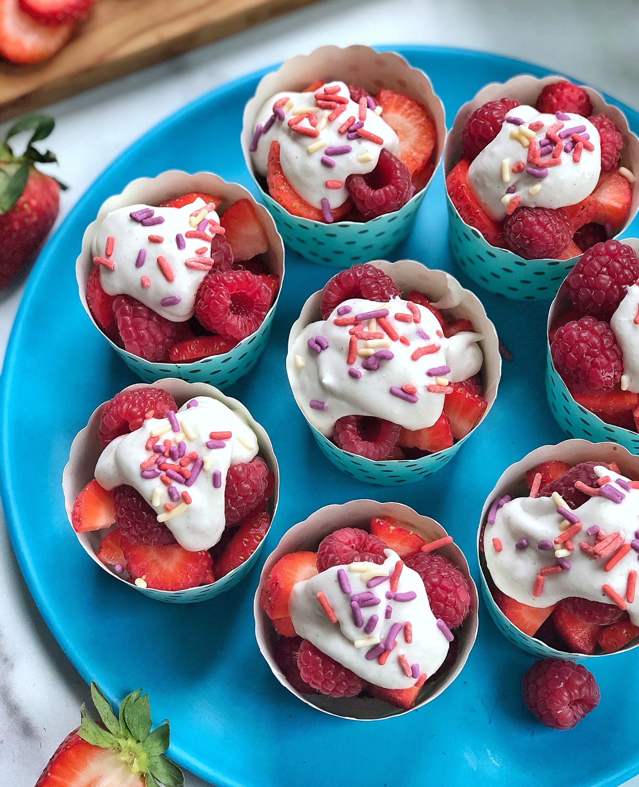 Healthy Berries n' Cream Cups - Happy Kids Kitchen by Heather Wish Staller