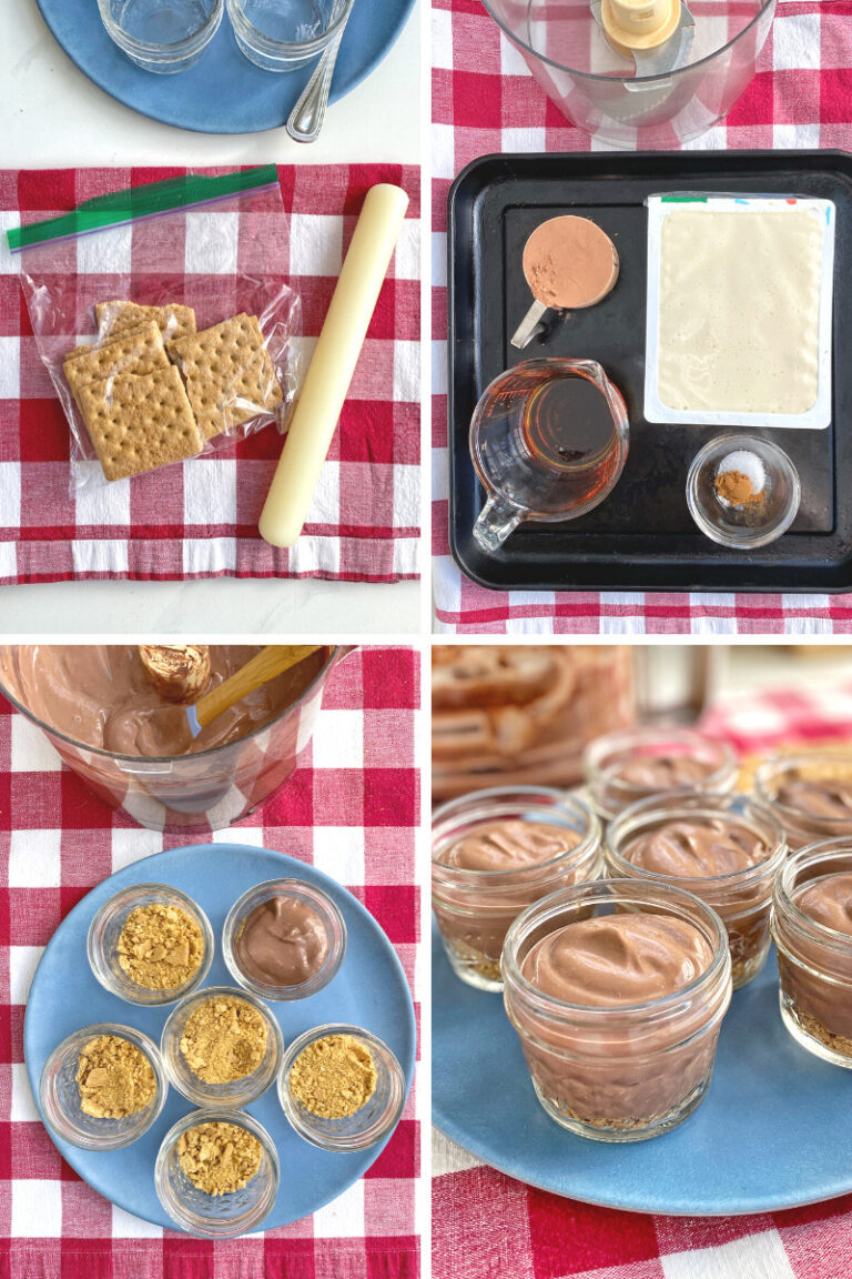 S'mores Pudding Cups (Vegan Chocolate Protein Pudding) - Happy Kids ...