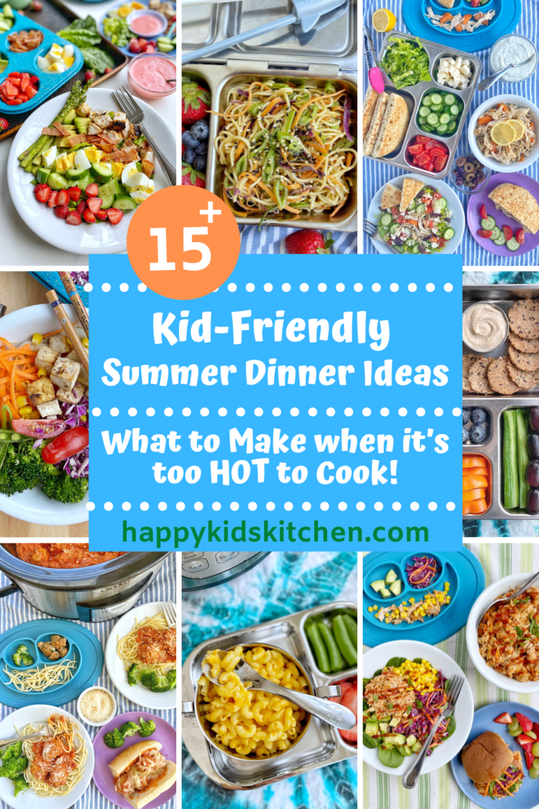 No-Oven Summer Dinners (Kid-Friendly) - Happy Kids Kitchen by Heather ...